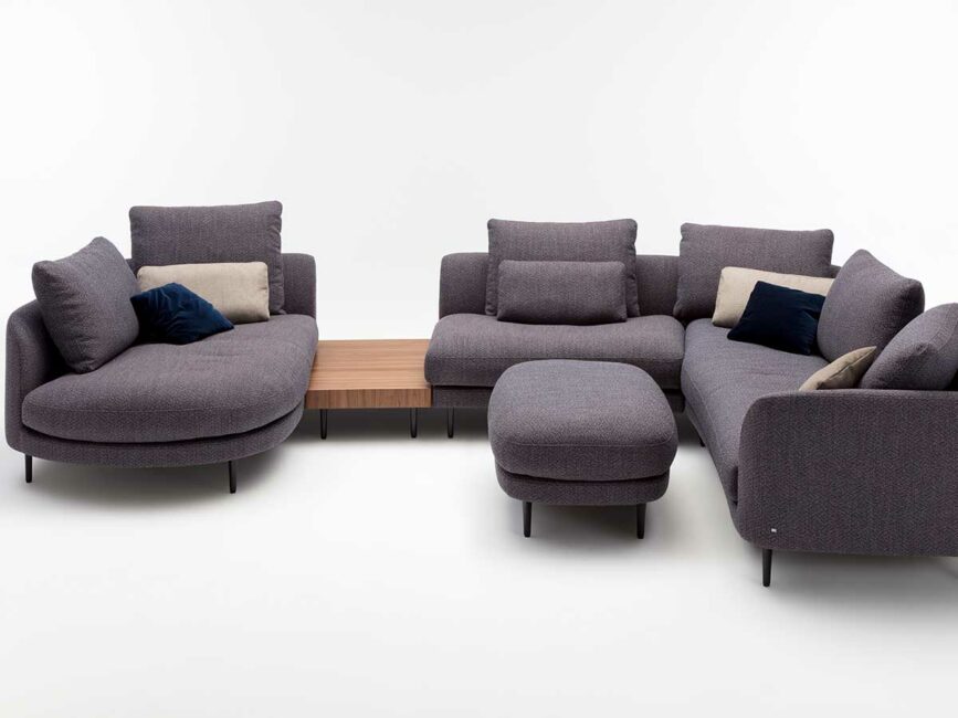 Rolf Benz Kumo hoekbank - De Donjon Meubelen Eindhoven